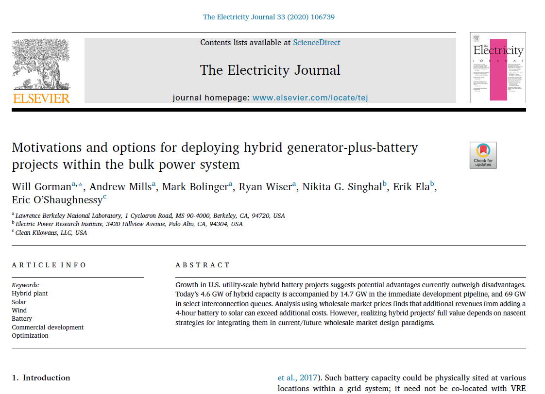 Hybrid power plants are growing rapidly: are they a good idea? | Energy ...