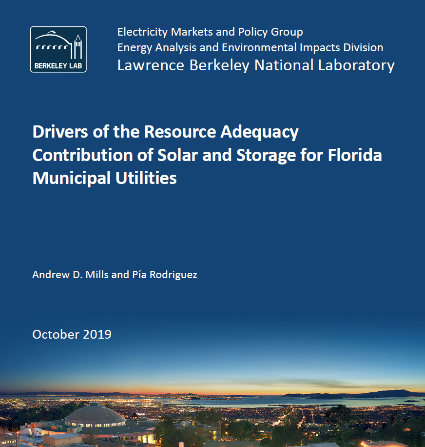 New report develops simple methods to explore the resource adequacy ...